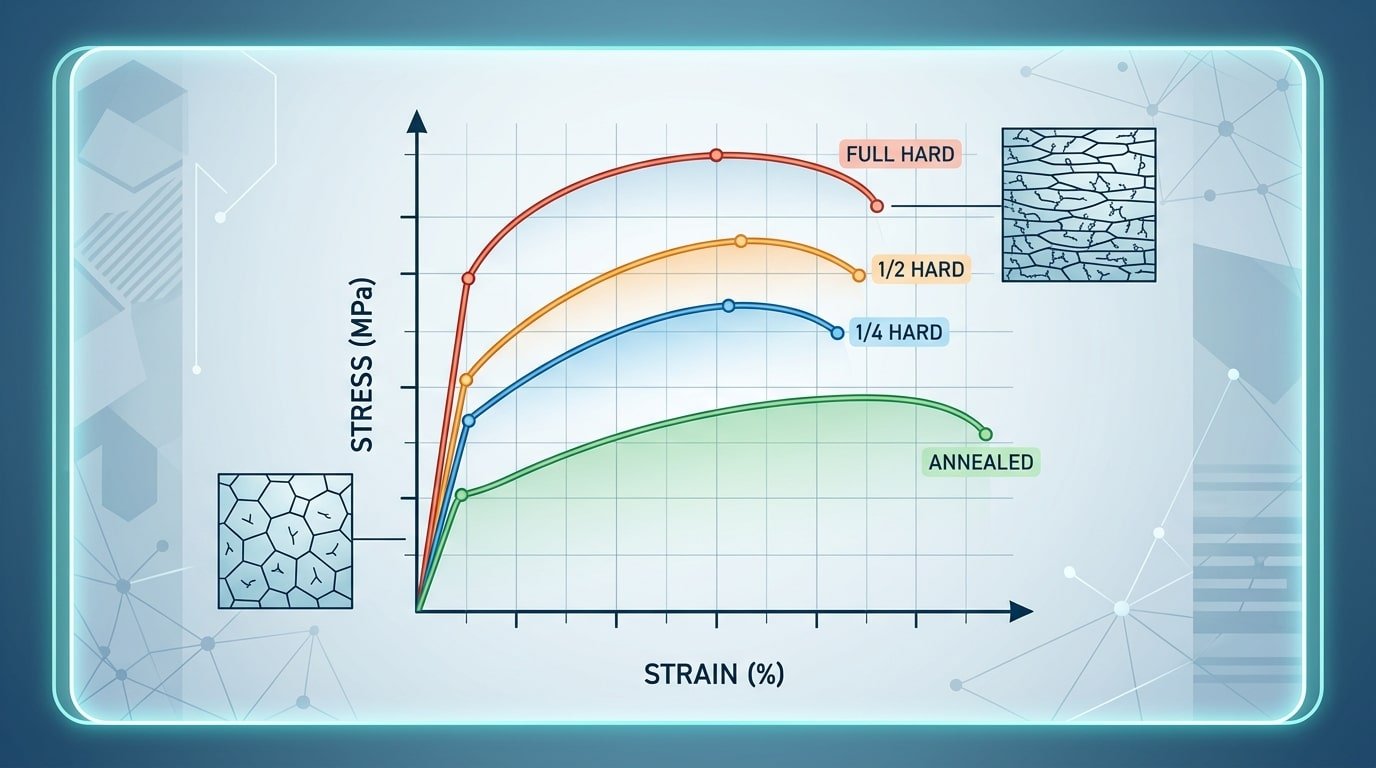 304 Stainless Steel Mechanical Properties (Yield vs Tensile)