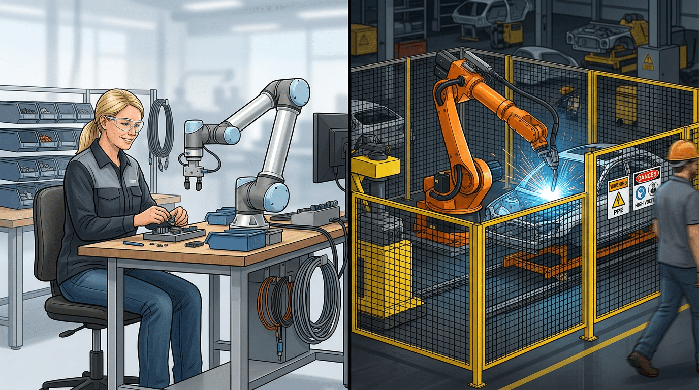 Cobot vs Robot (5 Key Differences and Applications)