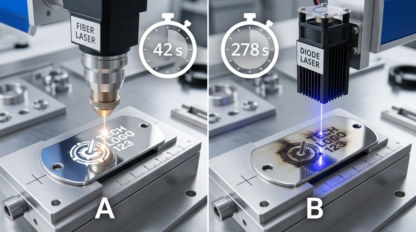 Vezellaser versus diodelaser - 4x sneller, 10x duurder (getest)