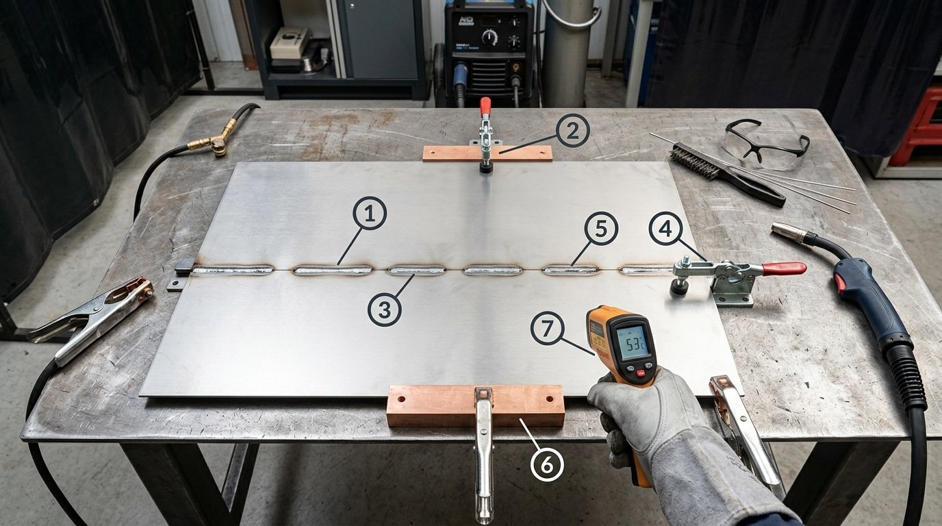 How to Weld Thin Sheet Metal Without Warping