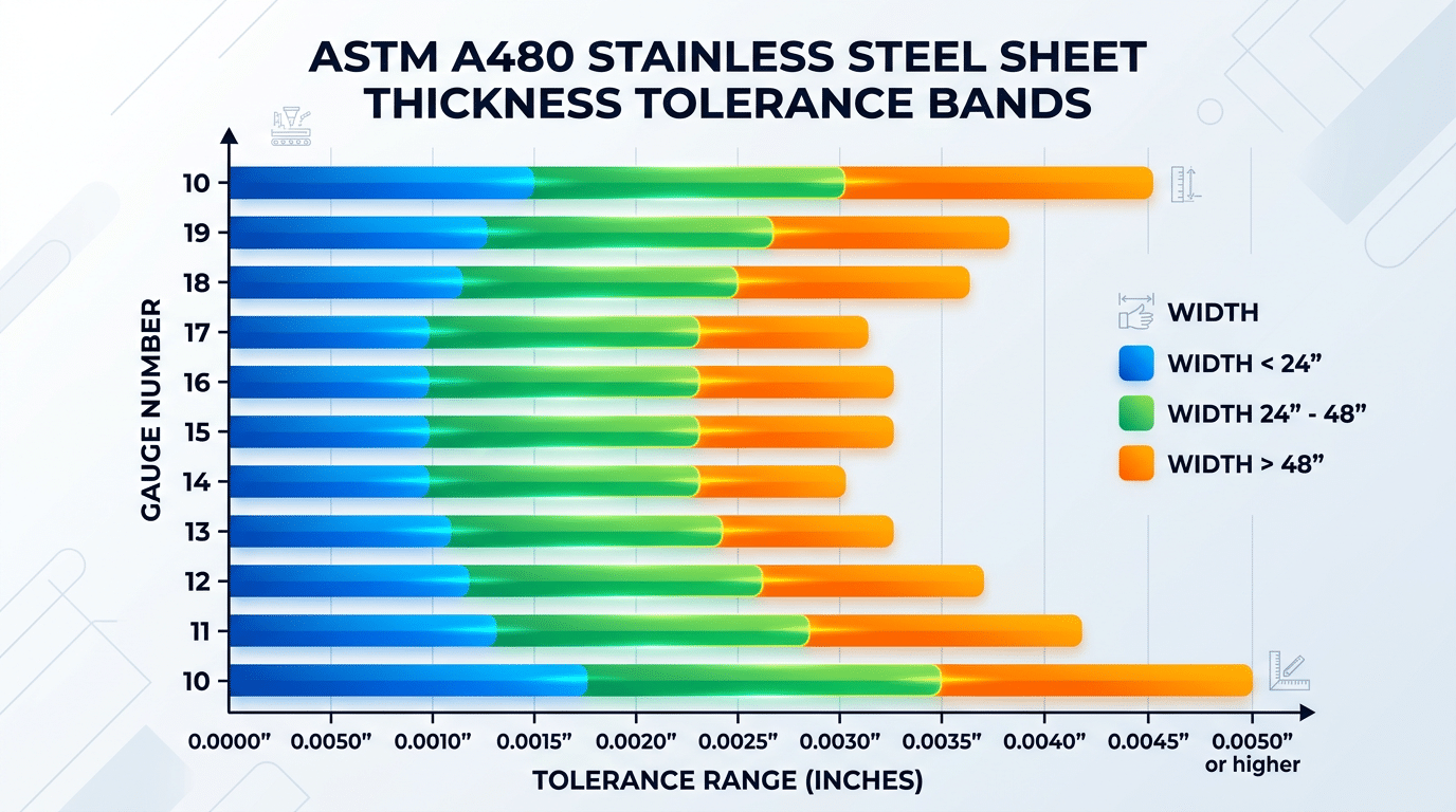 Standard Sheet Metal Thickness Tolerance [Gauge Charts]