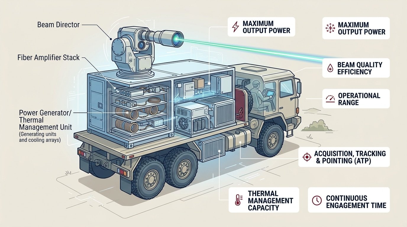 Truck-Mounted Anti-Drone Laser Specs Compared (Power, Range, Kill Time)